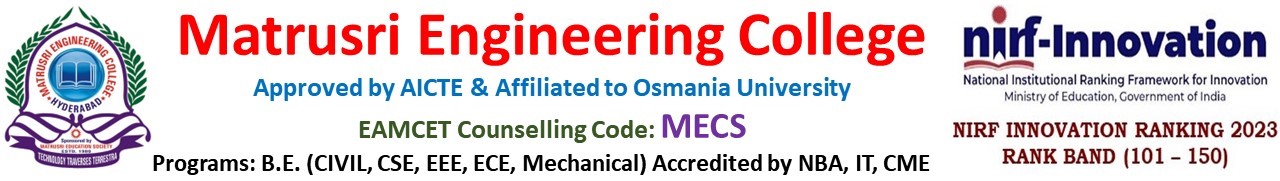 Facilities – Matrusri Engineering College